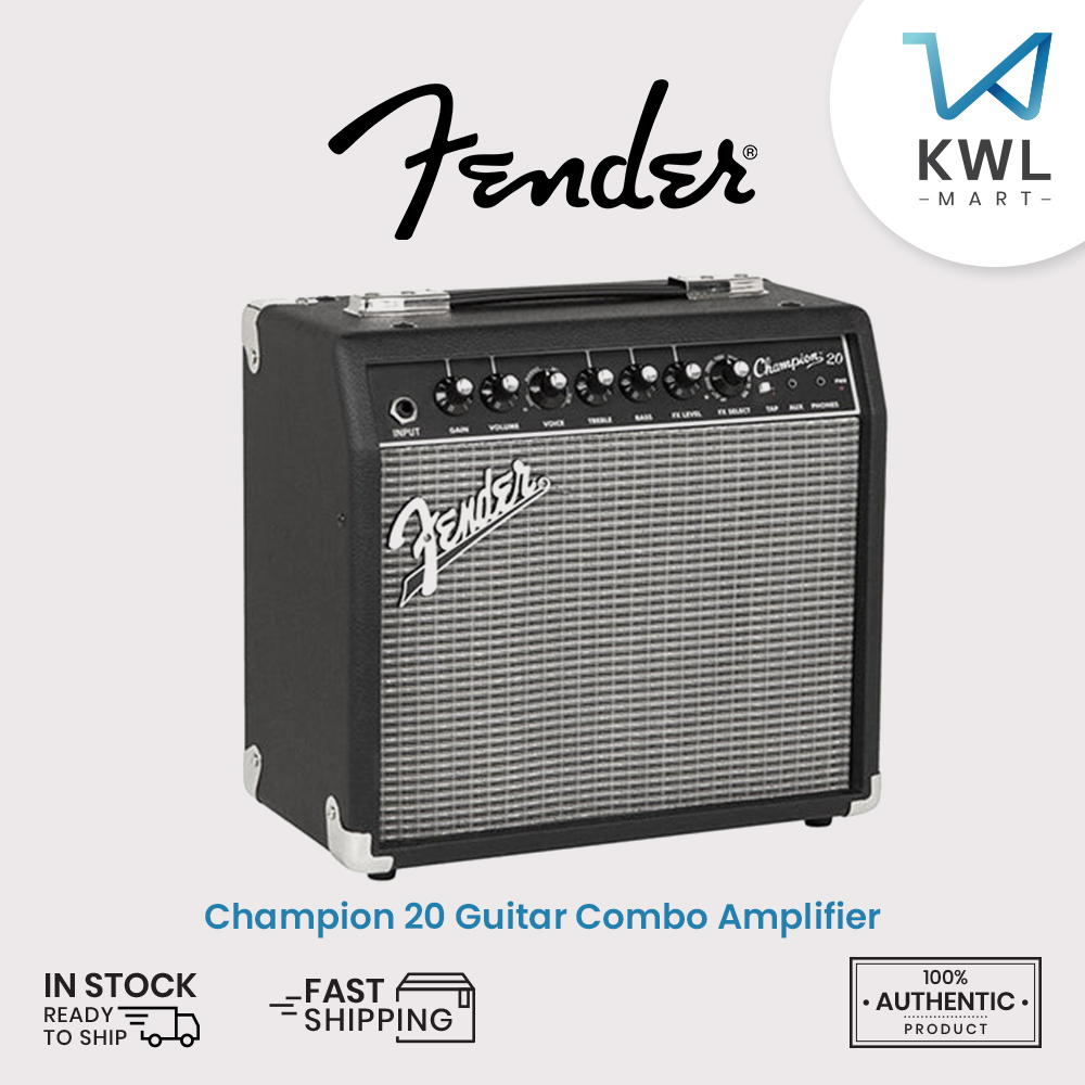 Fender Champion 20 Guitar Combo Amplifier - KWL MART
