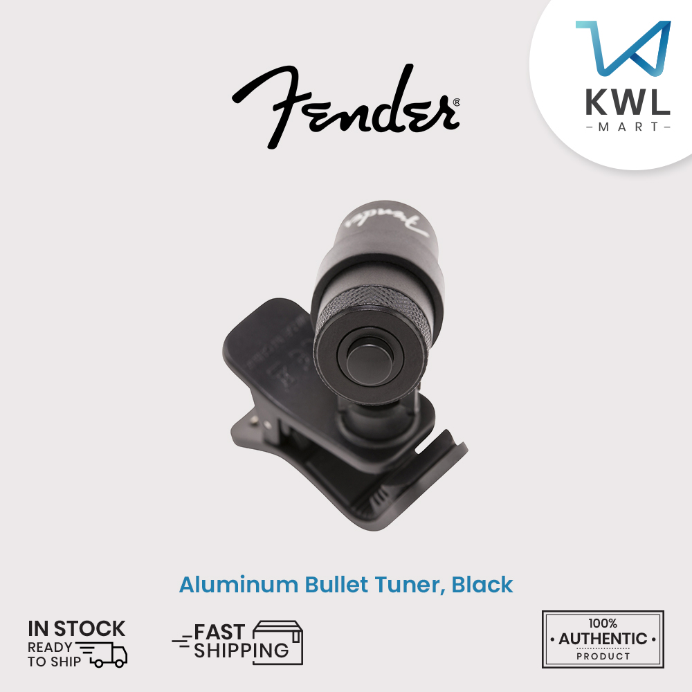 Fender Aluminum Bullet Tuner, Black - KWL MART