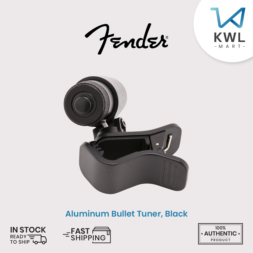 Fender Aluminum Bullet Tuner, Black - KWL MART